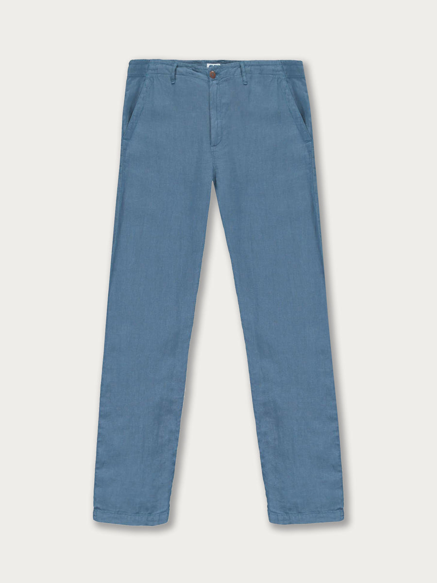 Men's French Blue Randall Linen Trousers – LOVE BRAND & Co.