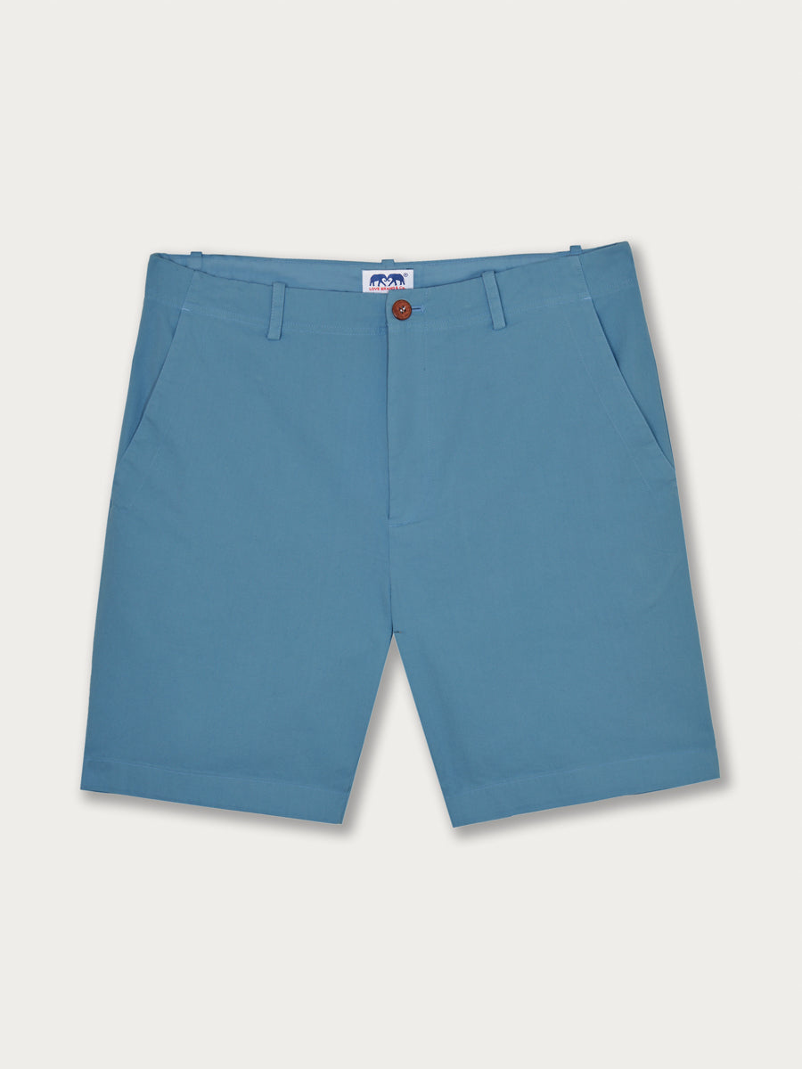 Men's French Blue Harvey Cotton Shorts – LOVE BRAND & Co.