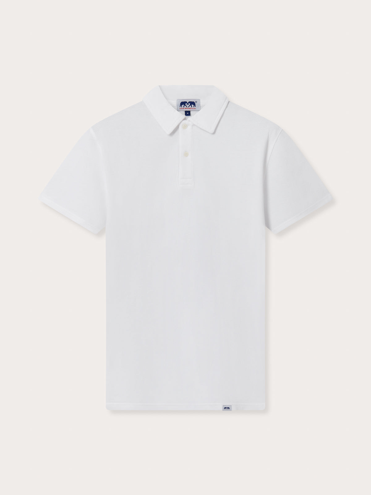 White Mens Cotton Polo Shirt – LOVE BRAND & Co.